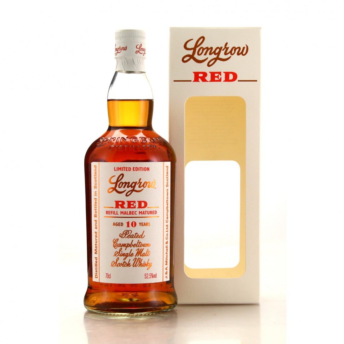 Longrow Red 10 Year Old Refill Malbec | Whisky Auctioneer