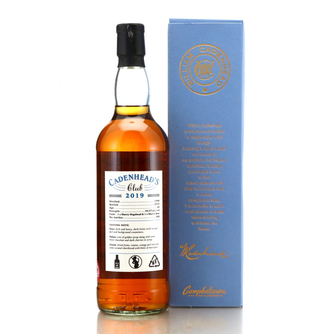 Cadenhead's Club 1998 20 Year Old | Whisky Auctioneer