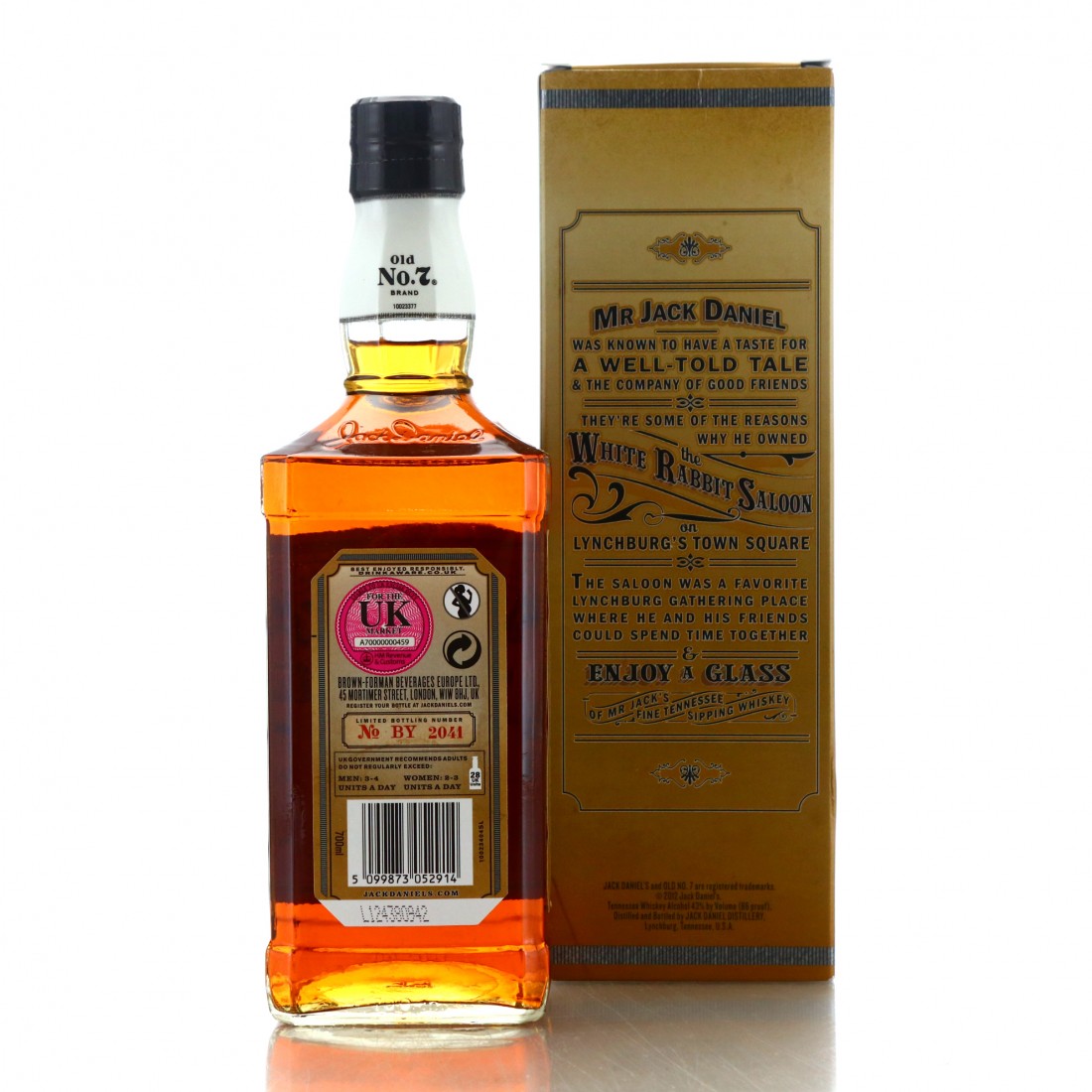 Jack Daniel's 120th Anniversary of White Rabbit Saloon 70cl | Whisky ...