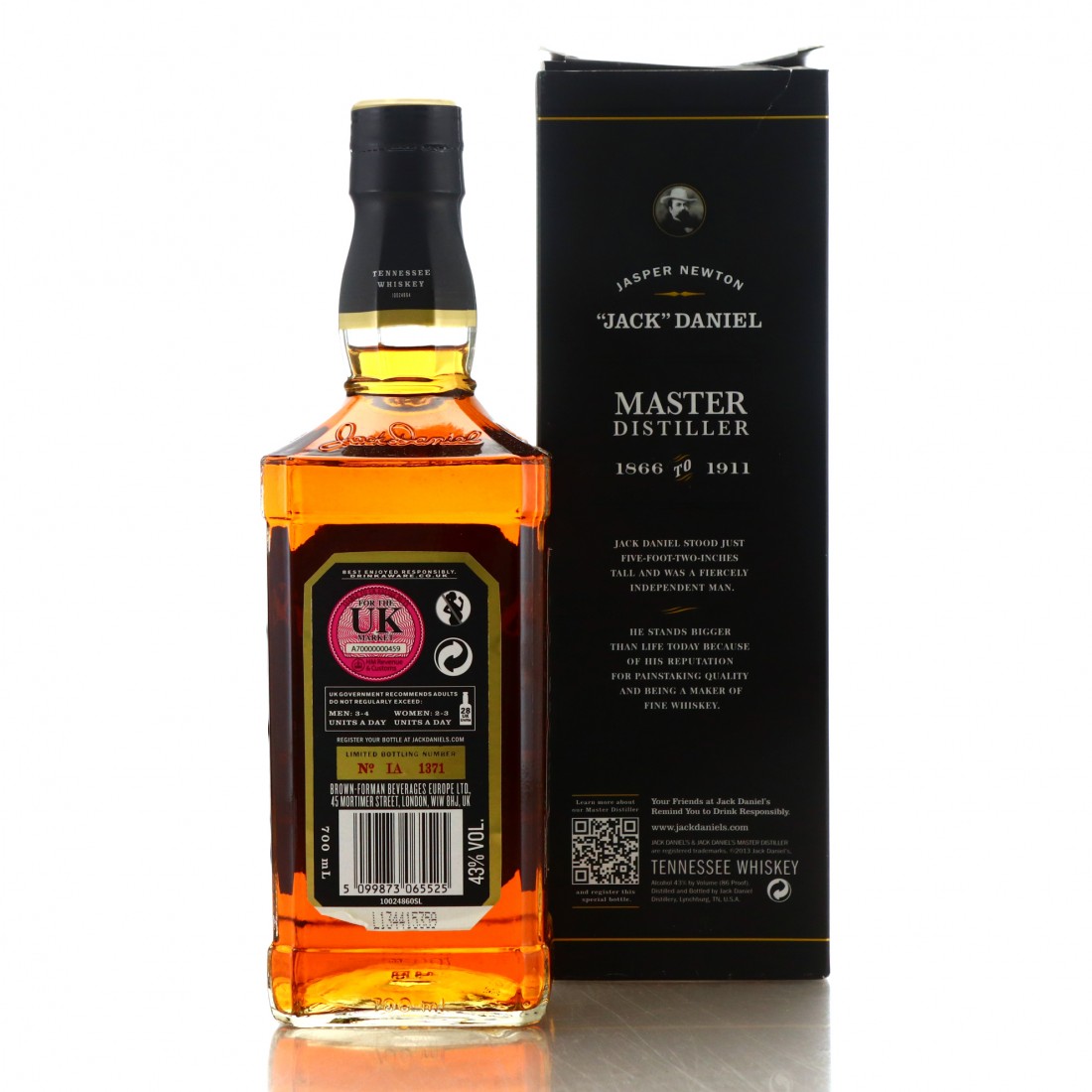 Jack Daniel's Master Distiller No.1 70cl / Jasper Newton 'Jack' Daniel ...