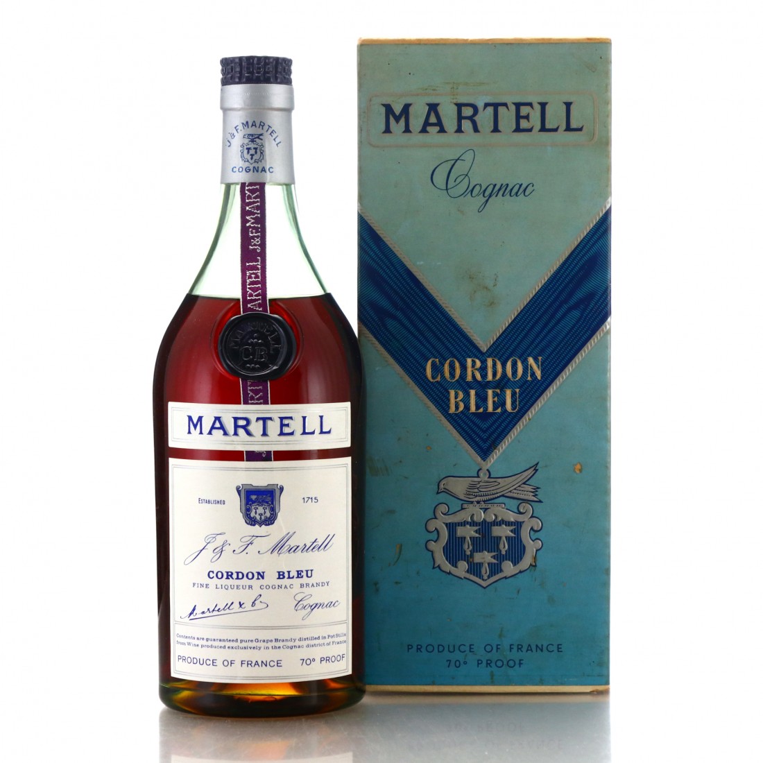 Martell Cordon Bleu Cognac 1960s-70s | Whisky Auctioneer