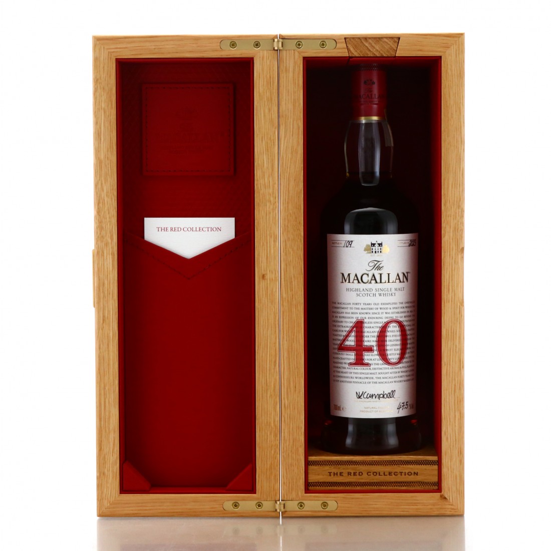 Macallan 40 Year Old The Red Collection 2023 Release | Whisky Auctioneer