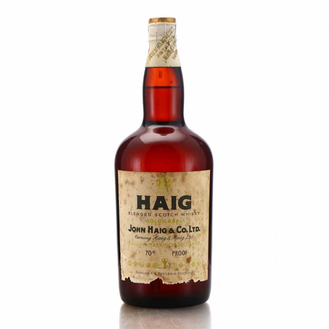 Haig Gold Label Scotch Whisky 1950s | Whisky Auctioneer
