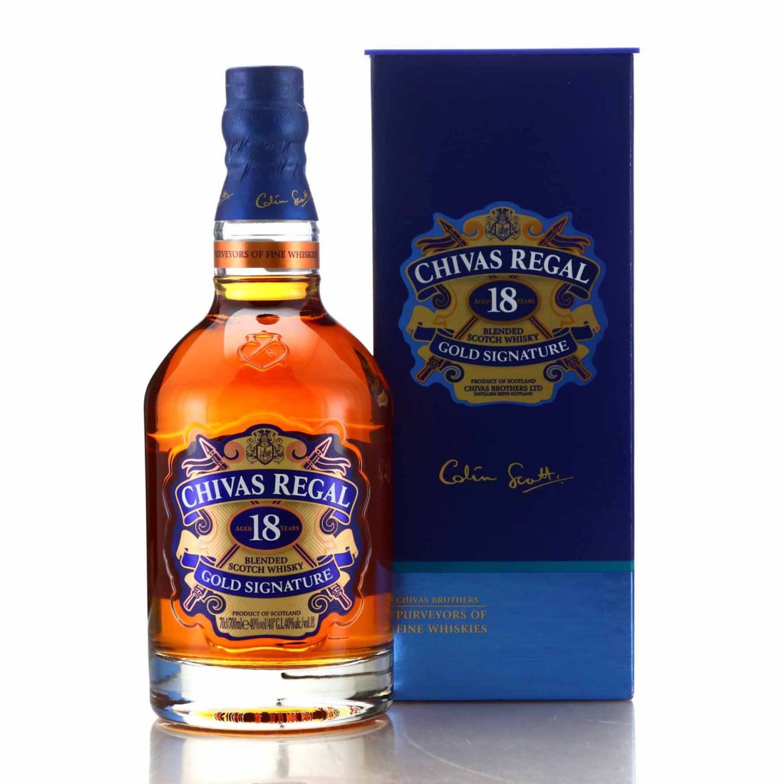 Chivas Regal 18 Year Old Gold Signature | Whisky Auctioneer