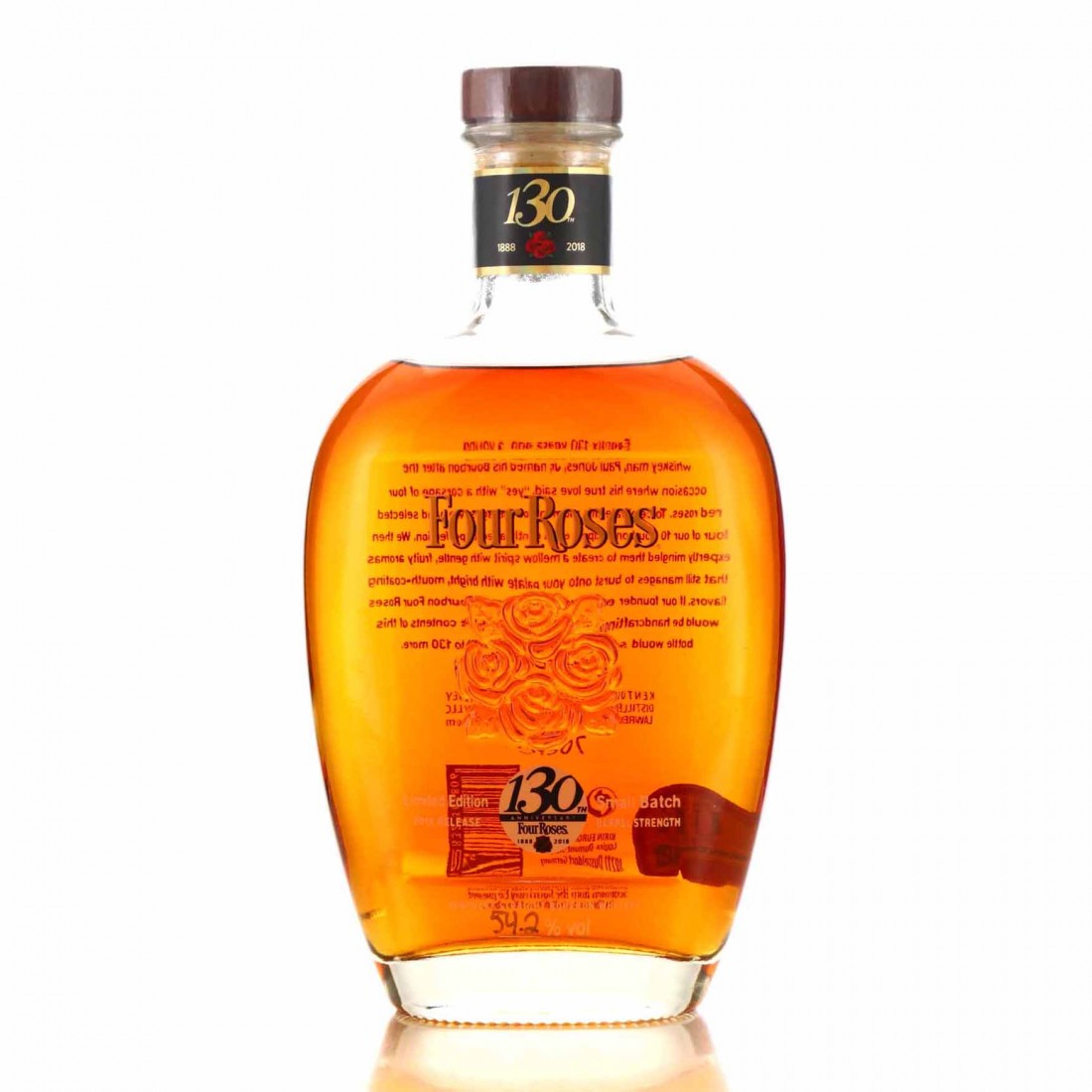 Four Roses Barrel Strength Small Batch 2018 70cl / 130th Anniversary ...