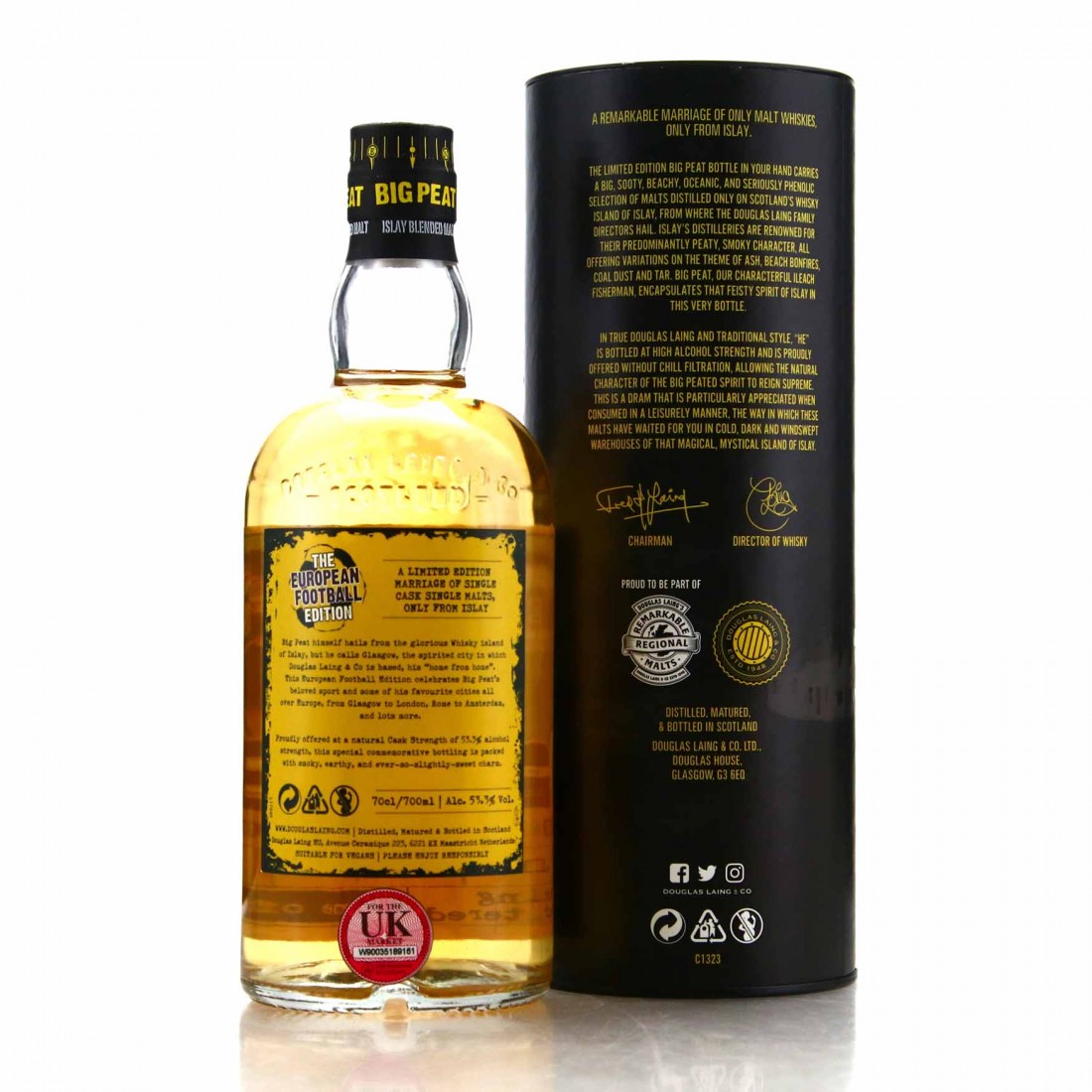 Big Peat The European Football Edition | Whisky Auctioneer