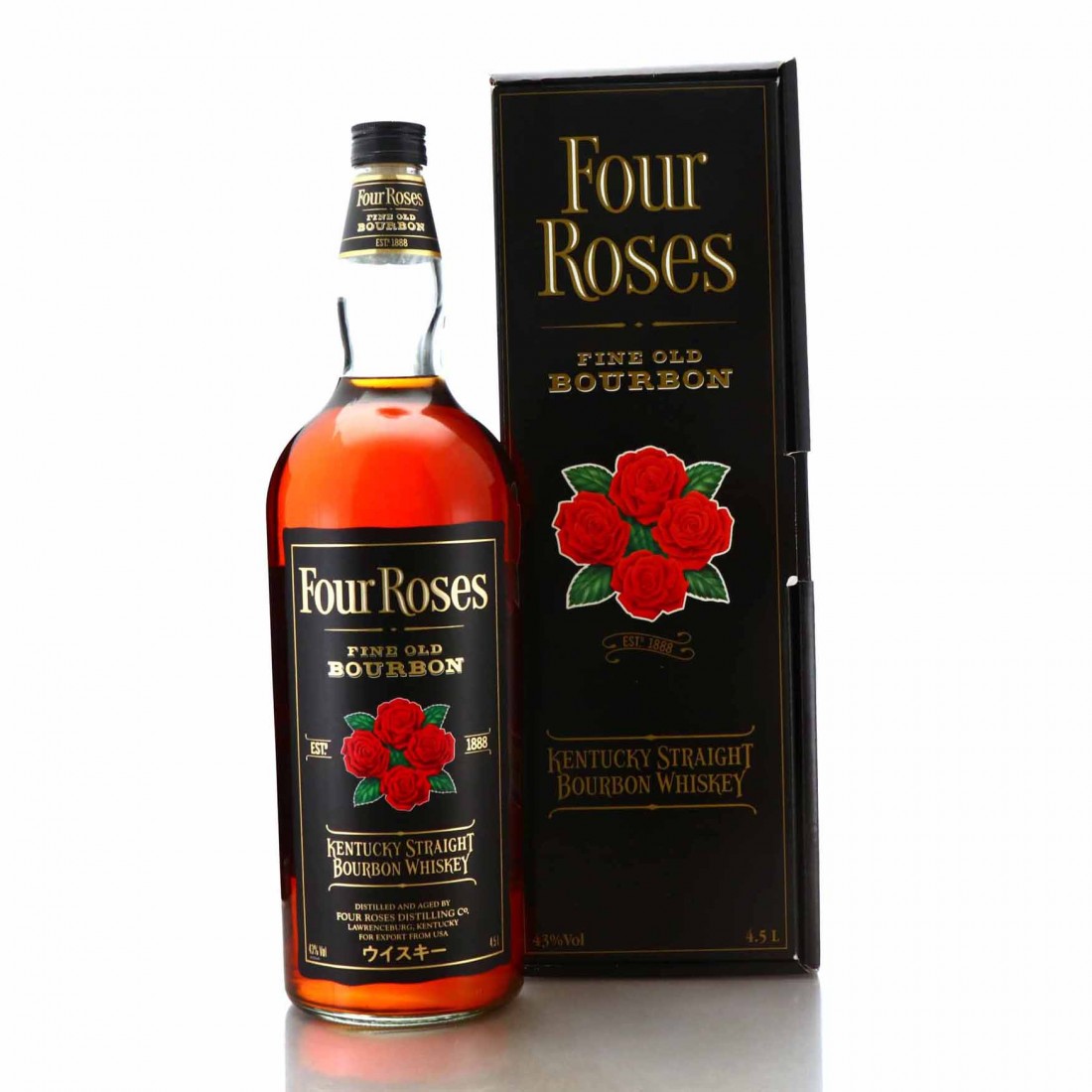 Four Roses Kentucky Straight Bourbon 4.5 Litre / Japanese Import ...