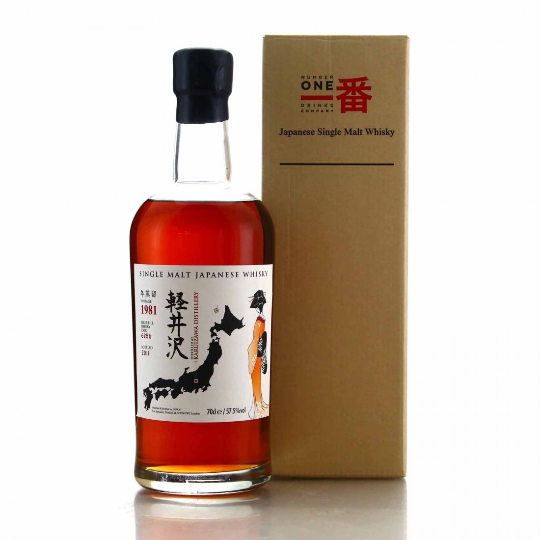 Karuizawa 1981 Single Sherry Cask #6256 / TWE Geisha Label 2011 ...