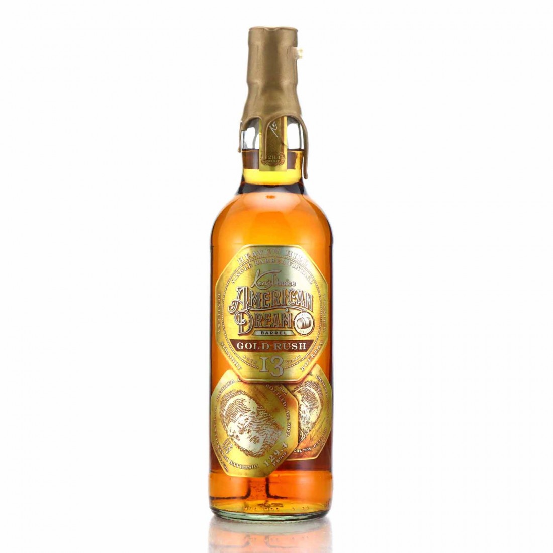 Heaven Hill 13 Year Old Ken's Choice American Dream Barrel Gold Rush ...