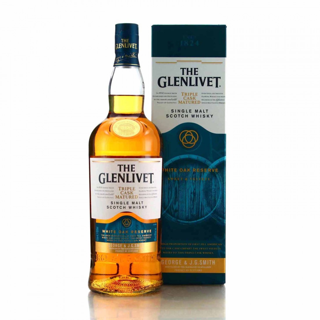 Glenlivet Triple Cask Matured White Oak Reserve 1 Litre | Whisky Auctioneer