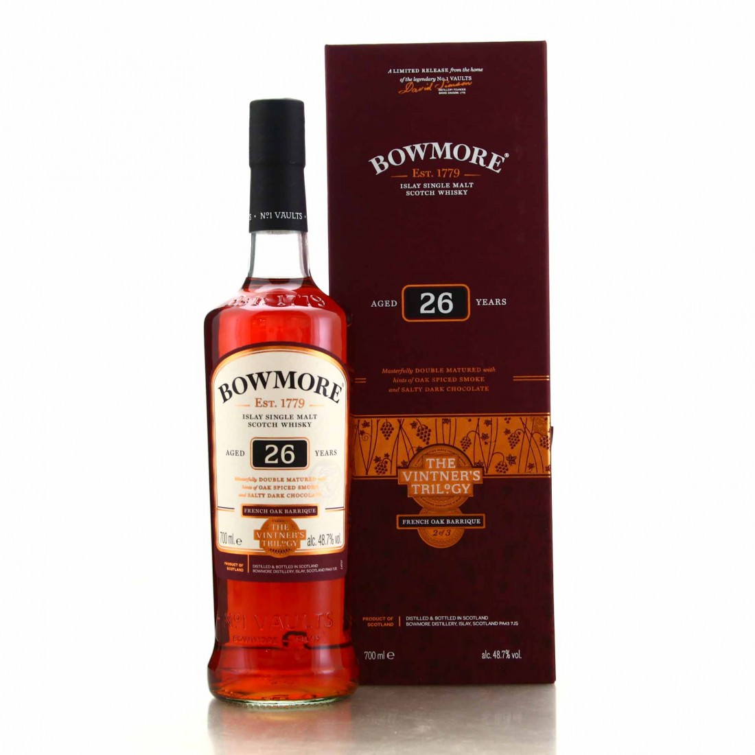 Bowmore 26 Year Old The Vintner's Trilogy II / French Oak Barrique ...
