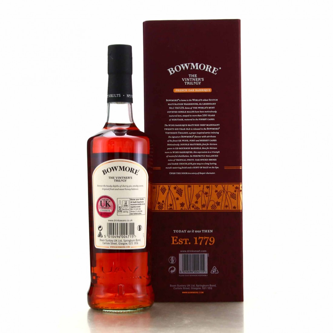 Bowmore 26 Year Old The Vintner's Trilogy II / French Oak Barrique ...