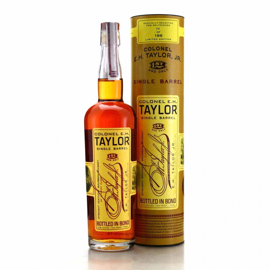 Colonel E.H. Taylor Single Barrel Bourbon #28 / Selfridges | Whisky ...