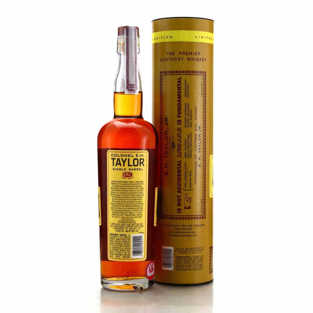 Colonel E.H. Taylor Single Barrel Bourbon #28 / Selfridges | Whisky ...