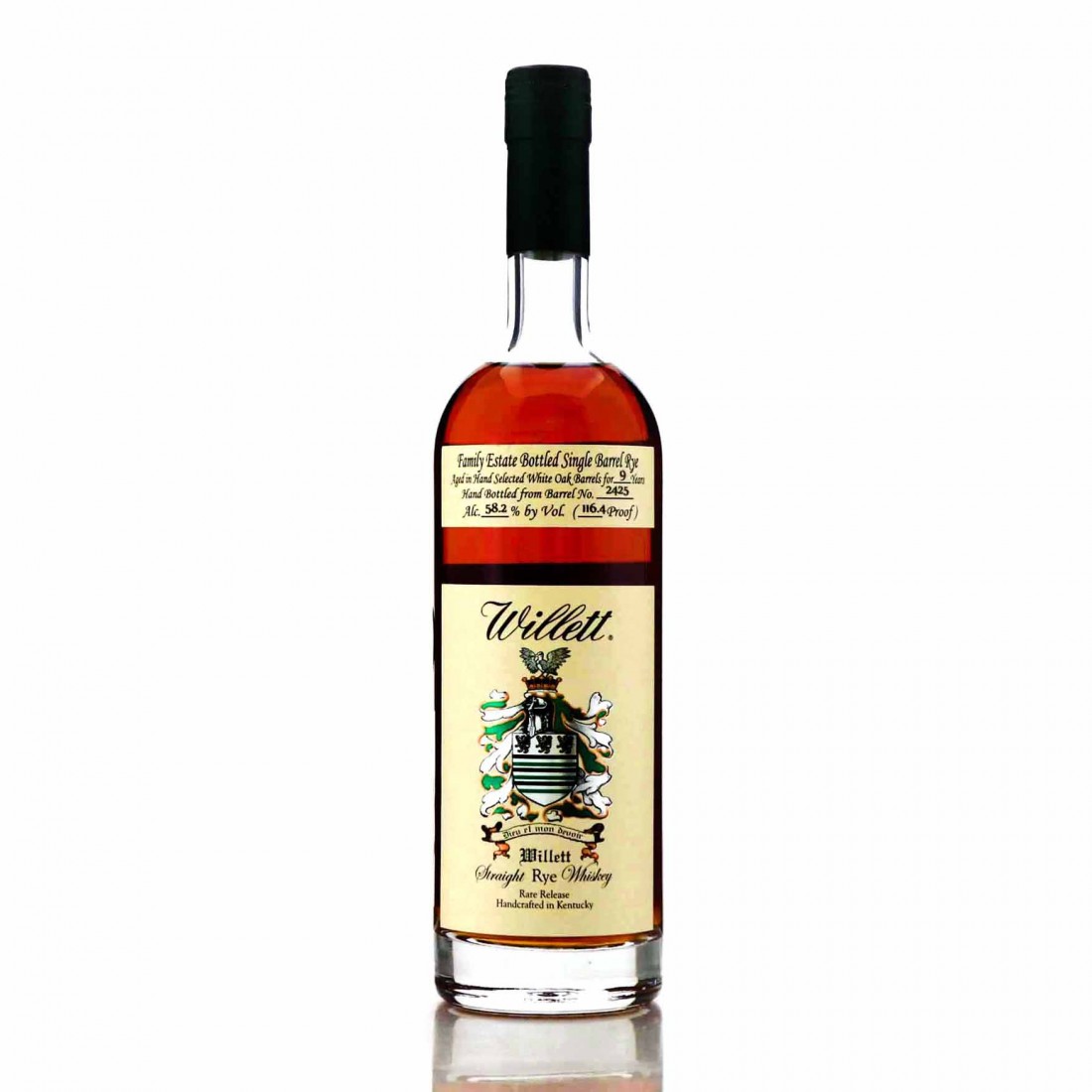 Willett Family Estate 9 Year Old Single Barrel Rye #2425 70cl / The ...