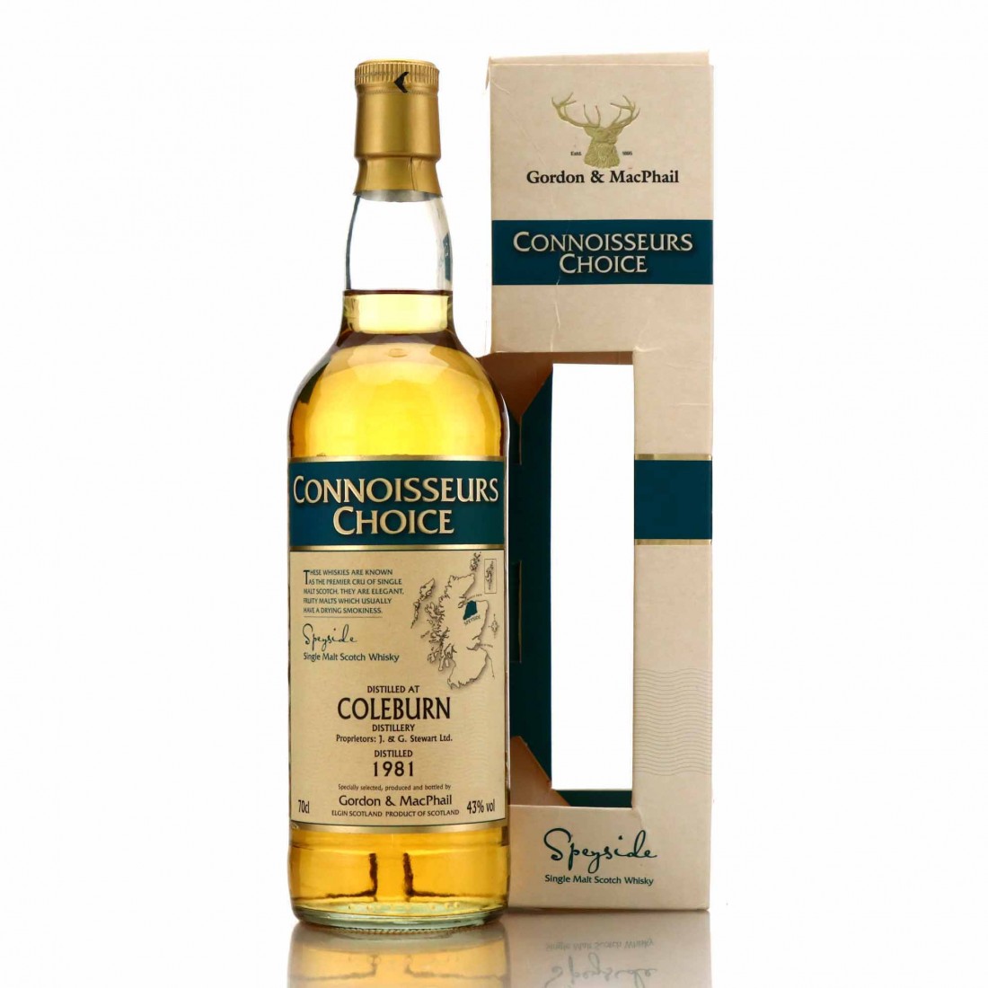 Coleburn 1981 Gordon and MacPhail bottled 2008 / Signed by David ...