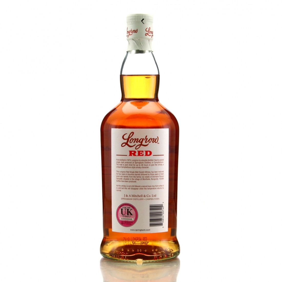 Longrow Red 7 Year Old Pinot Noir | Whisky Auctioneer