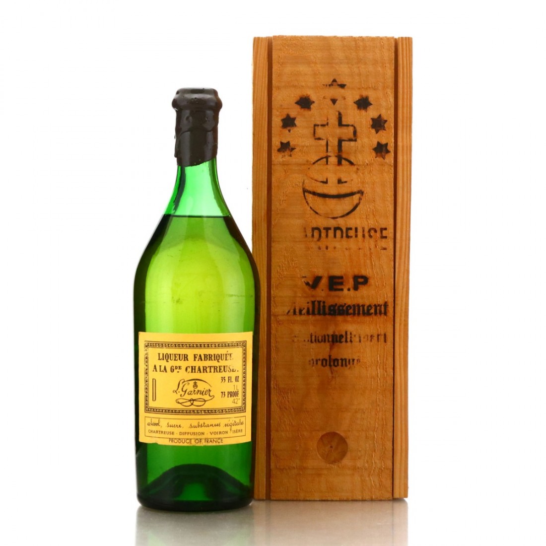 Chartreuse VEP Yellow Label 1964 Release 1 Litre | Whisky Auctioneer