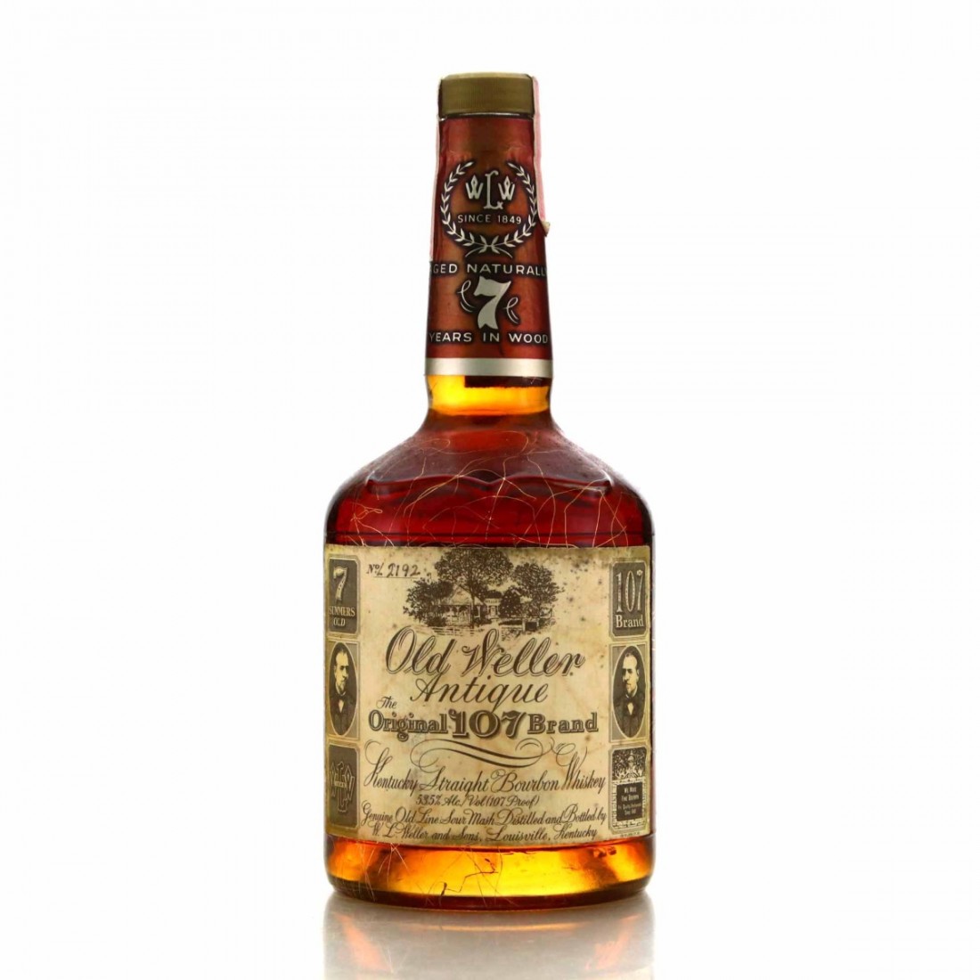 Old Weller Antique Original 107 Brand 7 Year Old 1992 / Stitzel-Weller ...