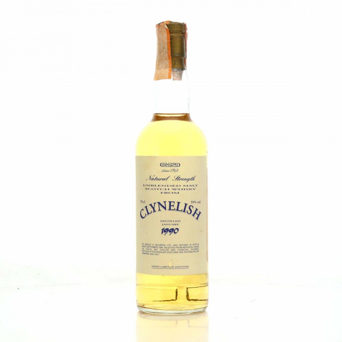 Clynelish 1990 Samaroli / Curved Distillery Label | Whisky Auctioneer