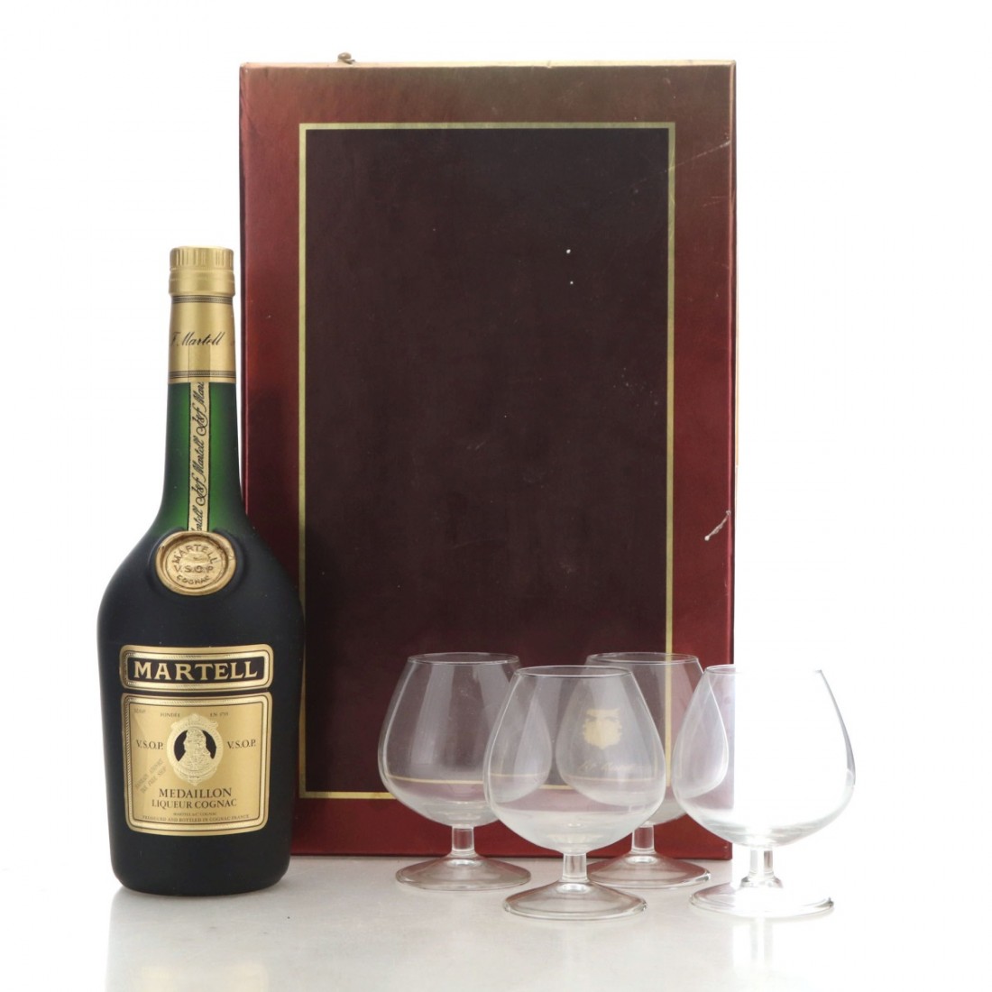 Martell VSOP Medaillon Liqueur Cognac circa 1980s Gift Pack | Whisky Auctioneer