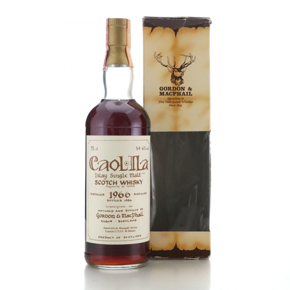 Caol Ila 1966 Gordon and MacPhail Cask Strength Celtic Label ...