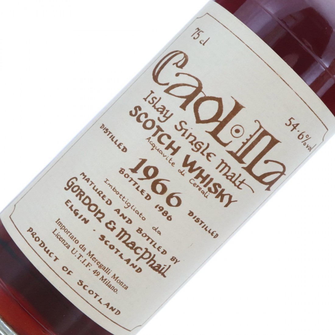 Caol Ila 1966 Gordon and MacPhail Cask Strength Celtic Label ...