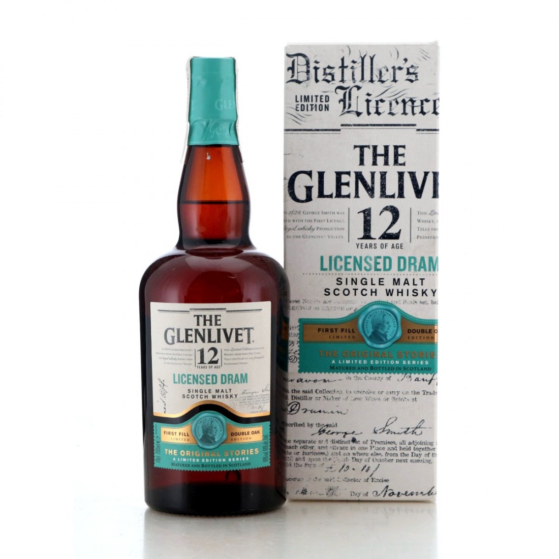 Glenlivet 12 Year Old Licensed Dram / The Original Stories | Whisky Auctioneer