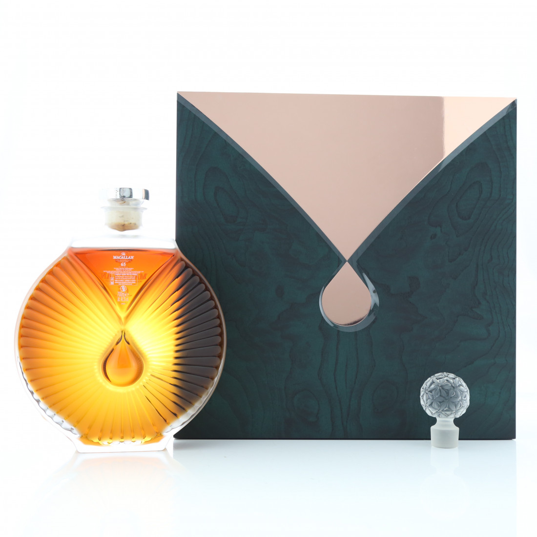 Macallan 65 Year Old Lalique Six Pillars Collection No.6 / Bottle 2 ...