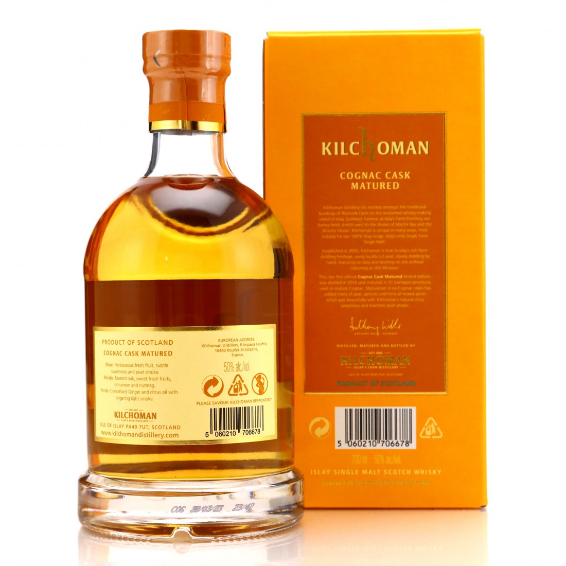 Kilchoman Cognac Cask Matured 2023 Edition | Whisky Auctioneer