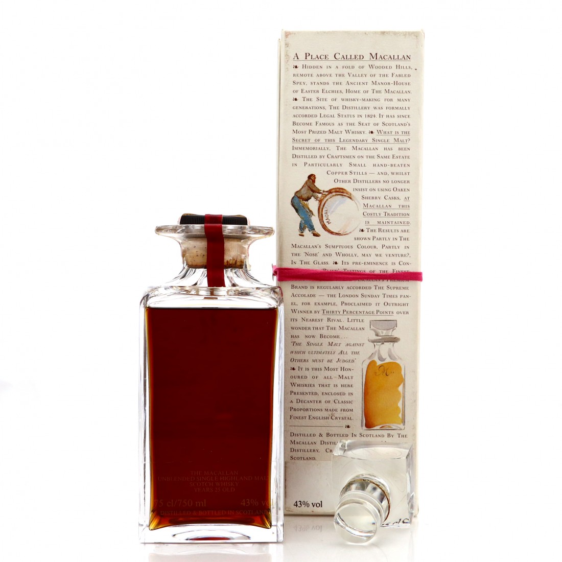 Macallan 1962 Tudor Crystal Decanter 25 Year Old | Whisky Auctioneer