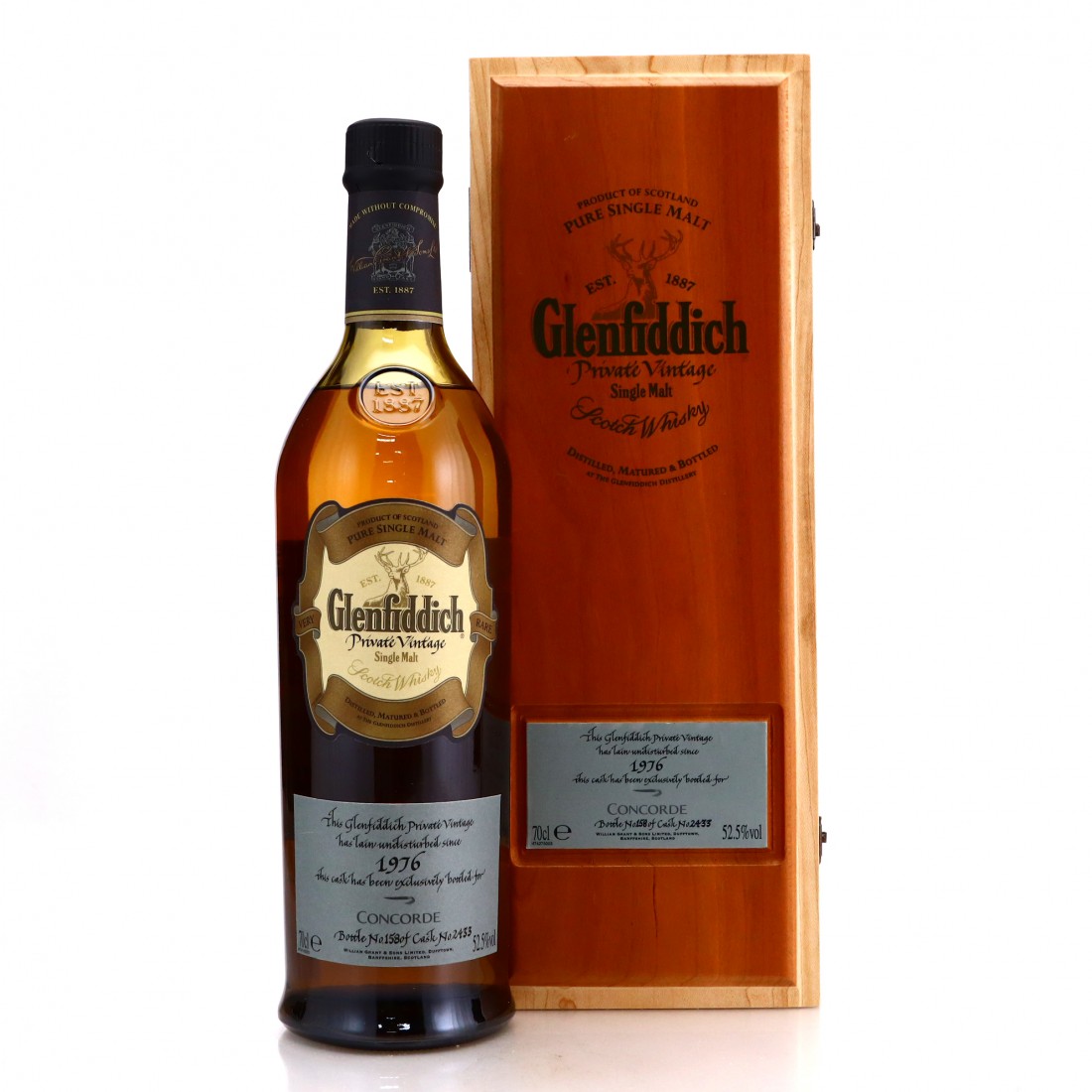 Glenfiddich 1976 Private Vintage #2433   Concorde | Whisky Auctioneer
