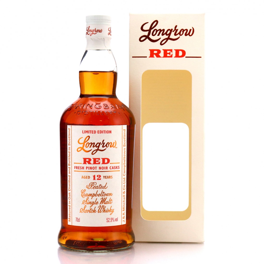 Longrow Red 12 Year Old Fresh Pinot Noir | Whisky Auctioneer