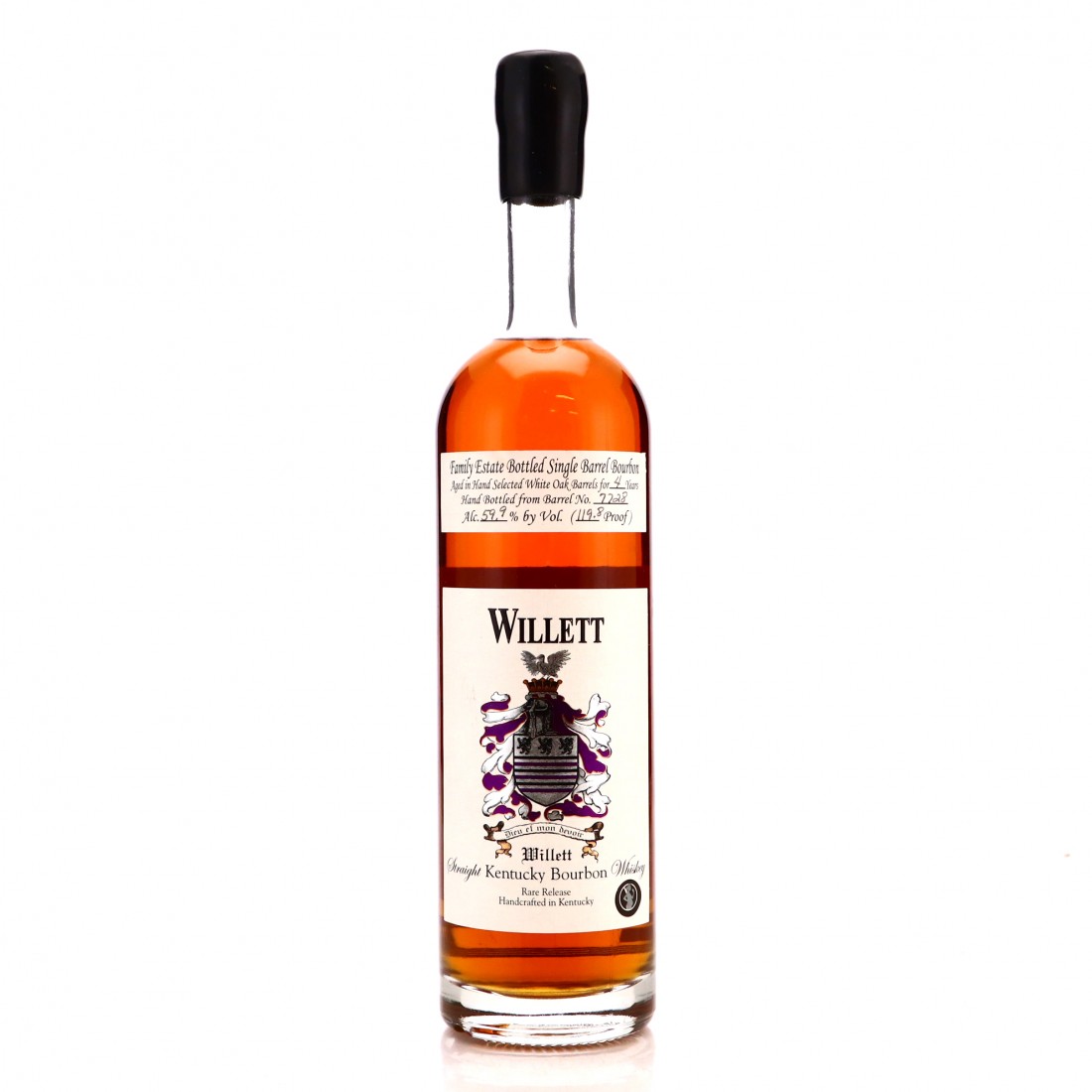 Willett Family Estate 4 Year Old Single Barrel Bourbon #7728 | Whisky ...