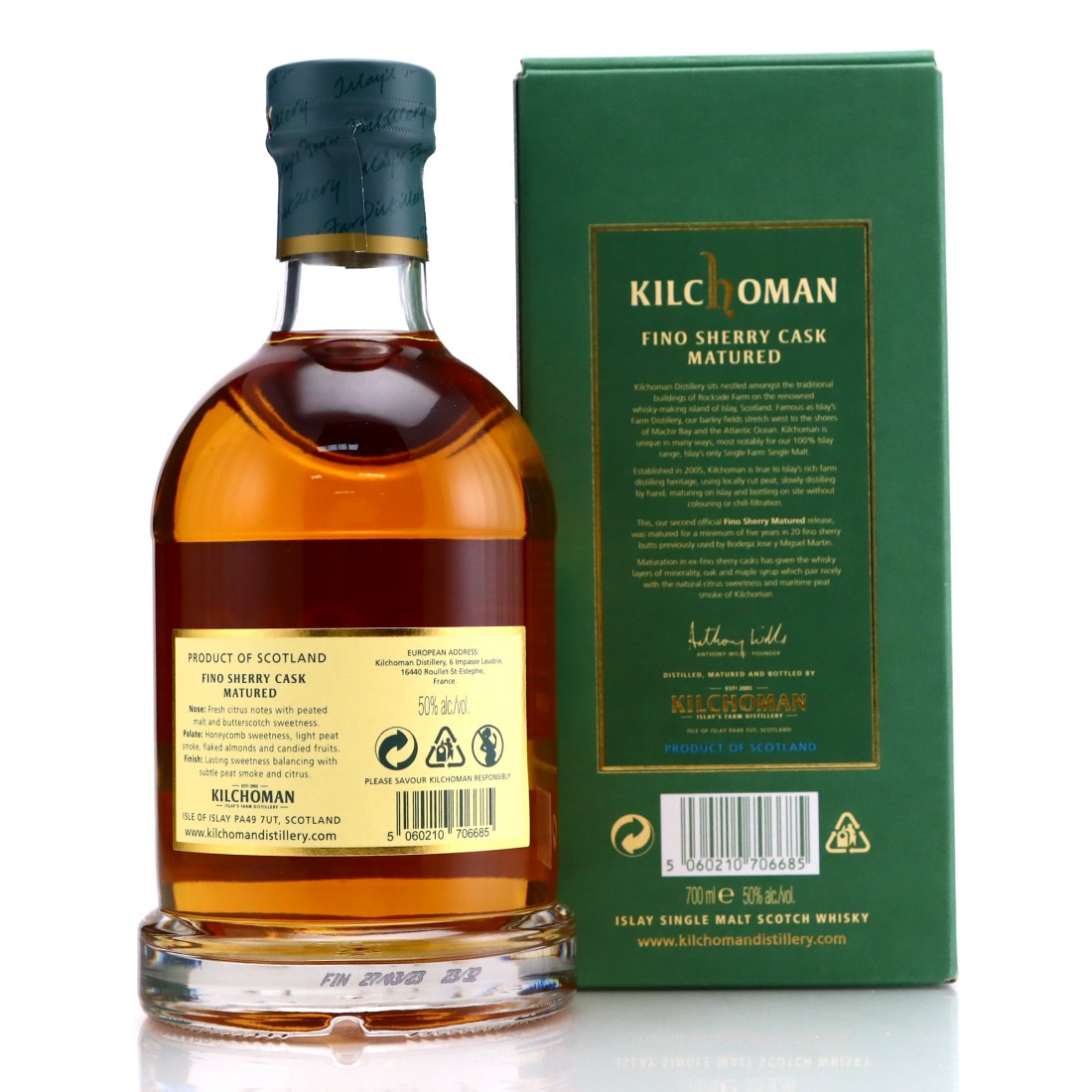 Kilchoman Fino Sherry Matured 2023 Edition | Whisky Auctioneer