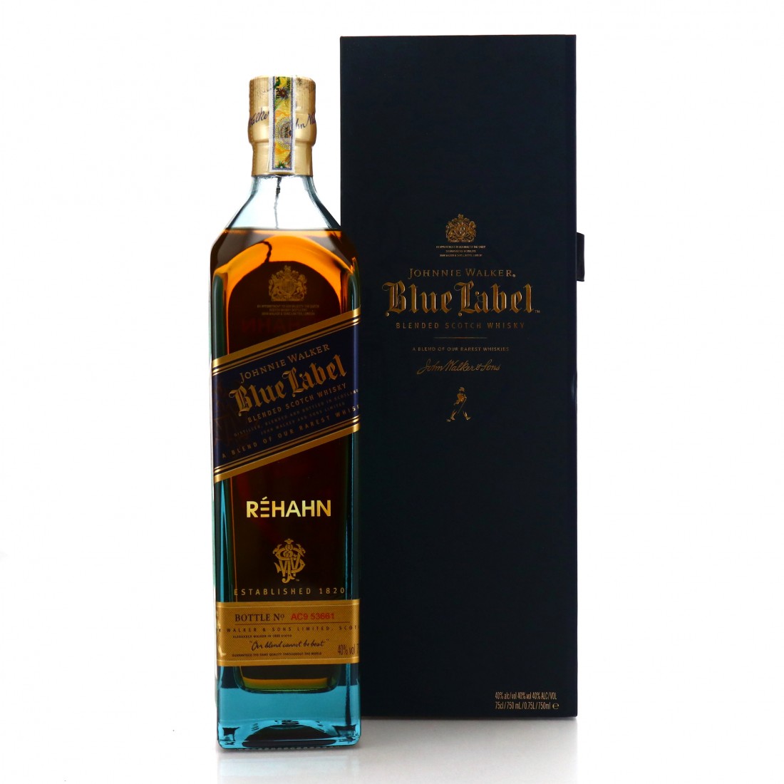 Johnnie Walker Blue Label 75cl / Réhahn | Whisky Auctioneer