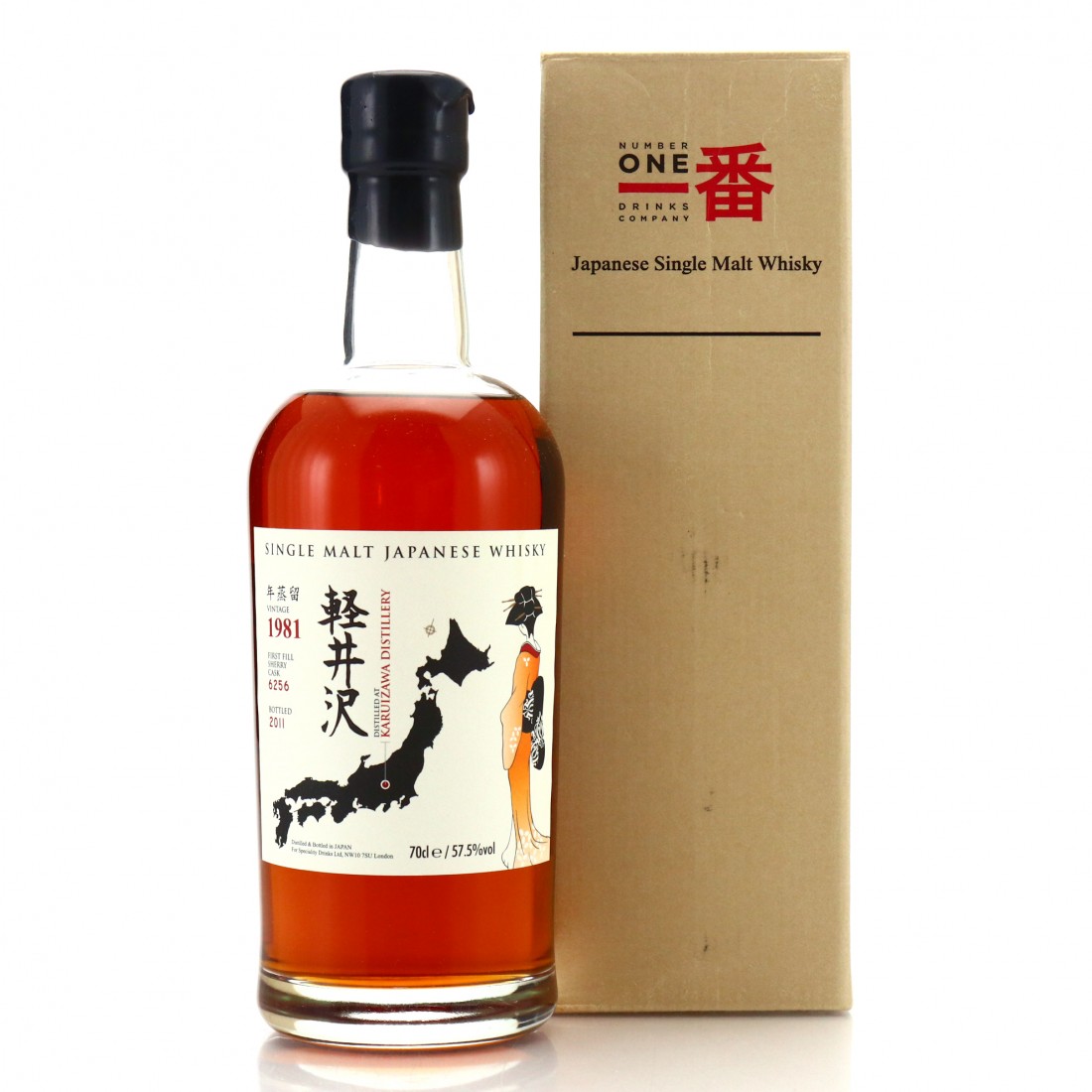 Karuizawa 1981 Single Sherry Cask #6256 / TWE Geisha Label 2011 ...