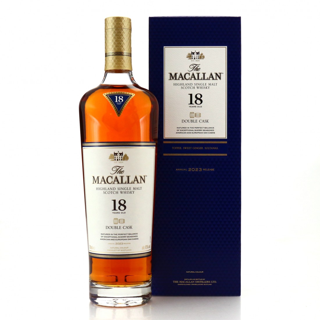 Macallan 18 Year Old Double Cask 2023 Release | Whisky Auctioneer