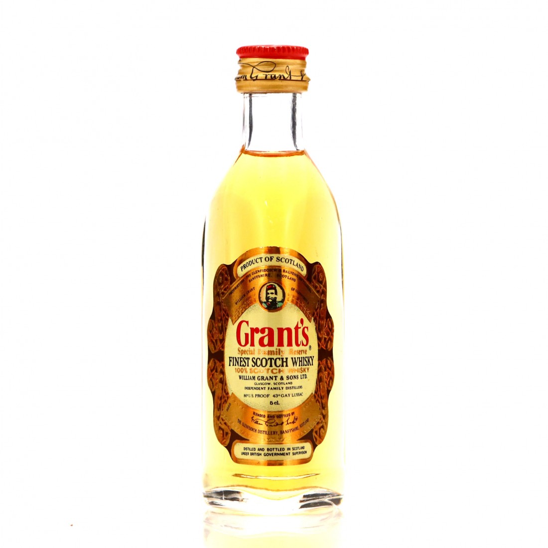 Grant's Finest Scotch Whisky 1970s 5cl | Whisky Auctioneer