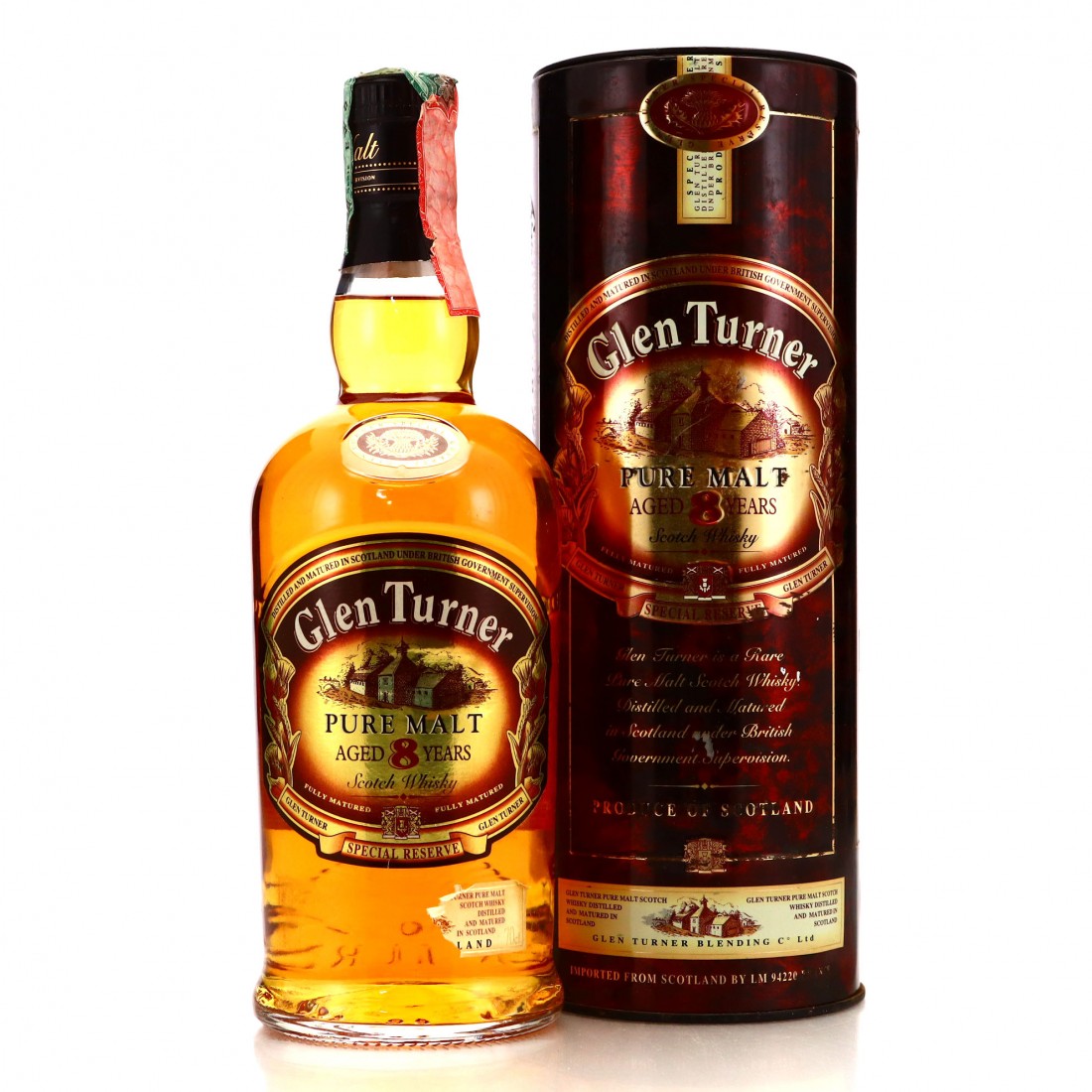 Glen Turner 8 Year Old Pure Malt | Whisky Auctioneer