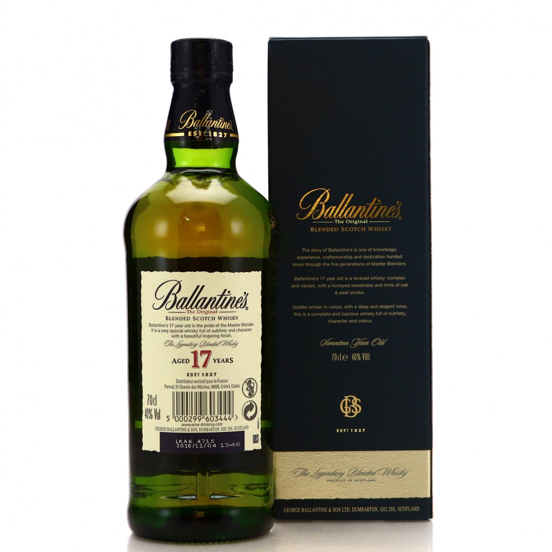 Ballantine's 17 Year Old Scotch Whisky | Whisky Auctioneer