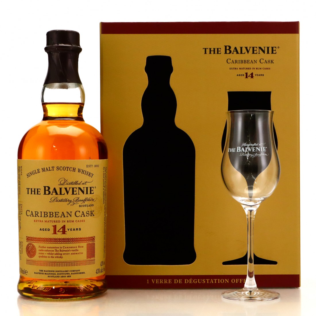 Balvenie 14 Year Old Caribbean Cask Gift Pack | Whisky Auctioneer