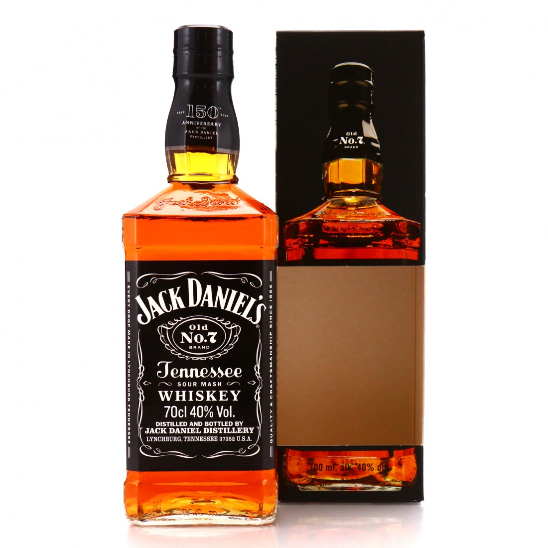 Jack Daniel's Old No.7 Brand 80 Proof 70cl / 150th Anniversary - Poland ...