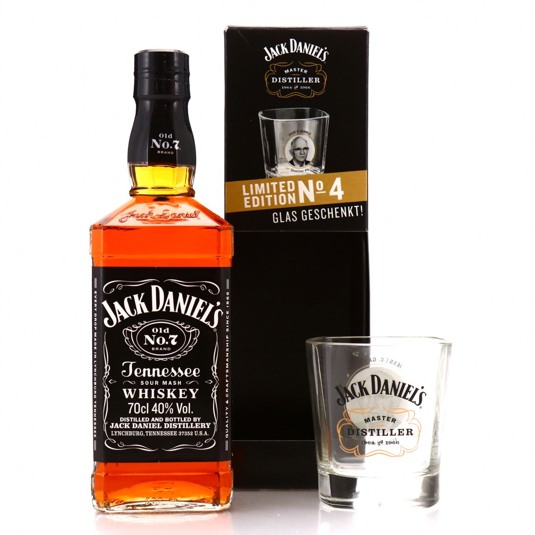 Jack Daniel's Old No.7 Brand 80 Proof Gift Pack 70cl / Master Distiller ...