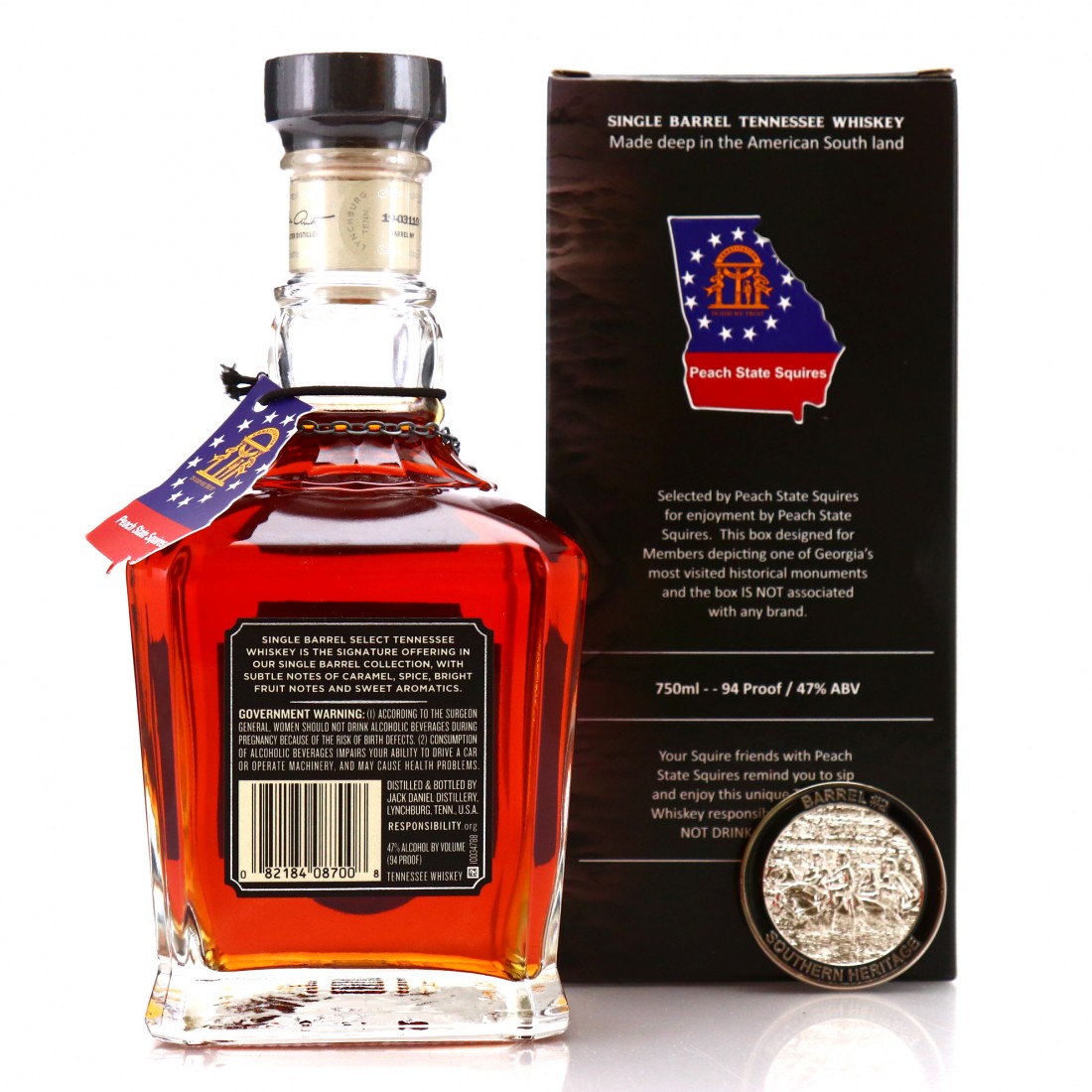 Jack Daniel's Single Barrel Select 2019 / Peach State Squires | Whisky ...