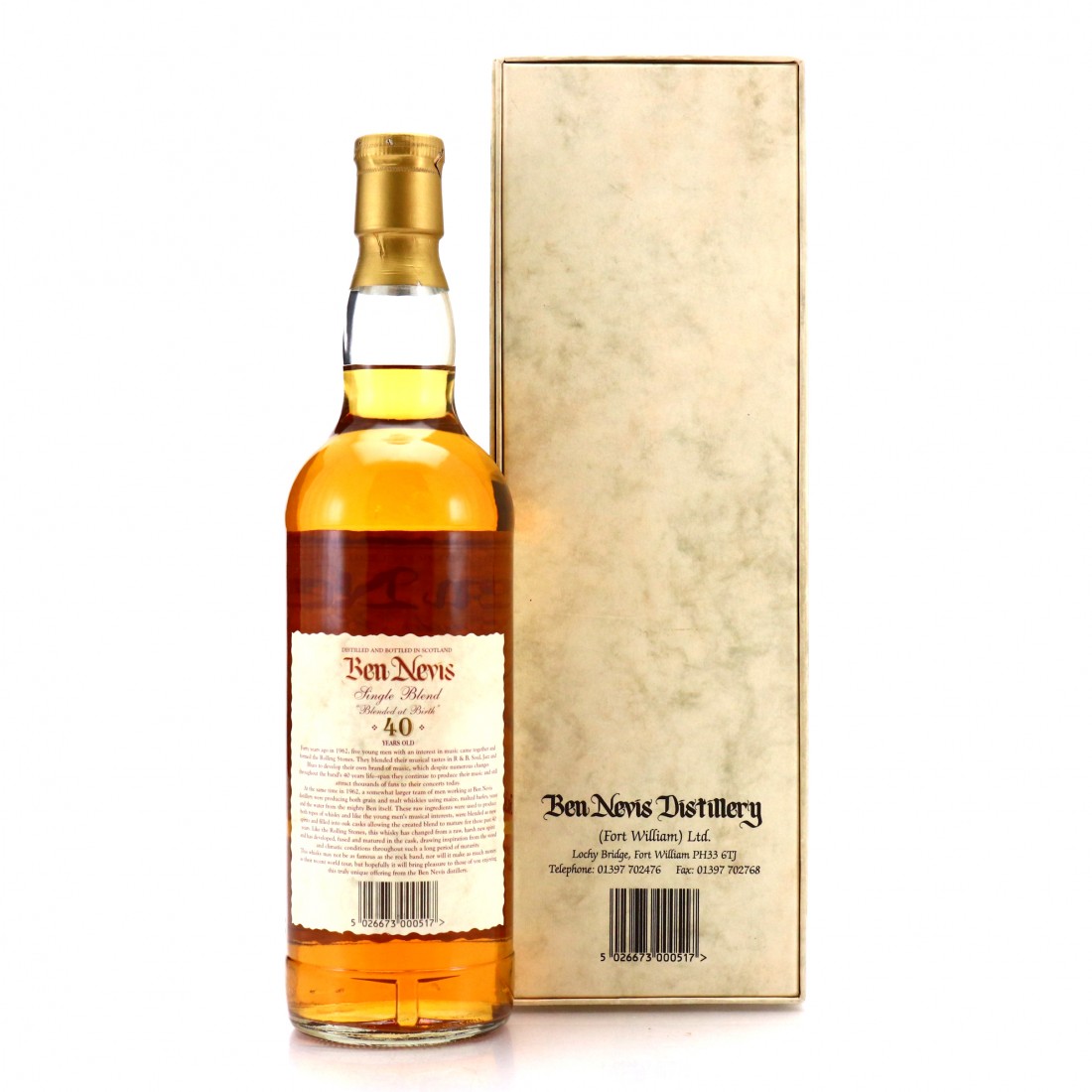 Ben Nevis 1962 Single Blend 40 Year Old | Whisky Auctioneer