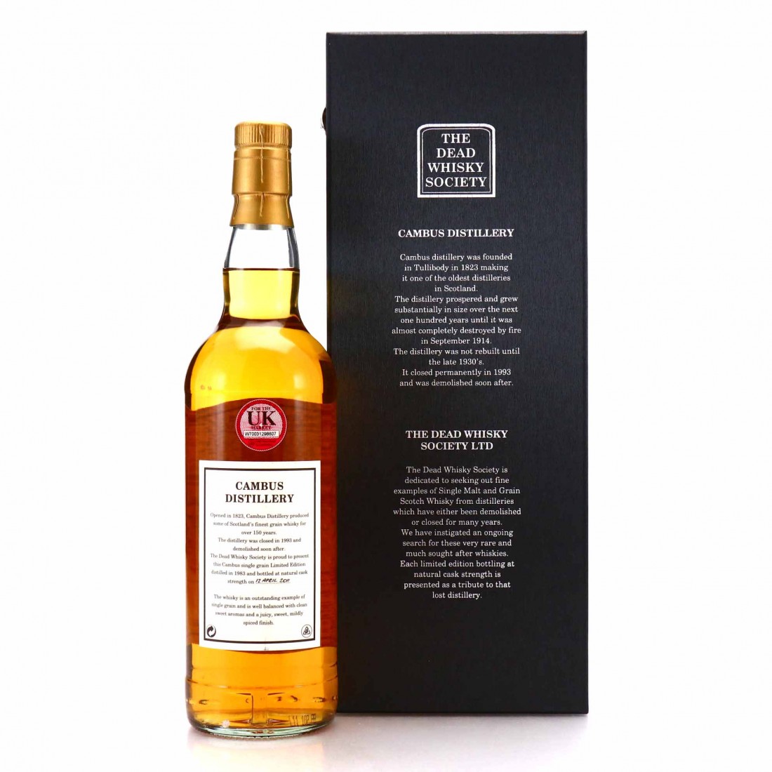 Cambus 1983 Dead Whisky Society 27 Year Old | Whisky Auctioneer