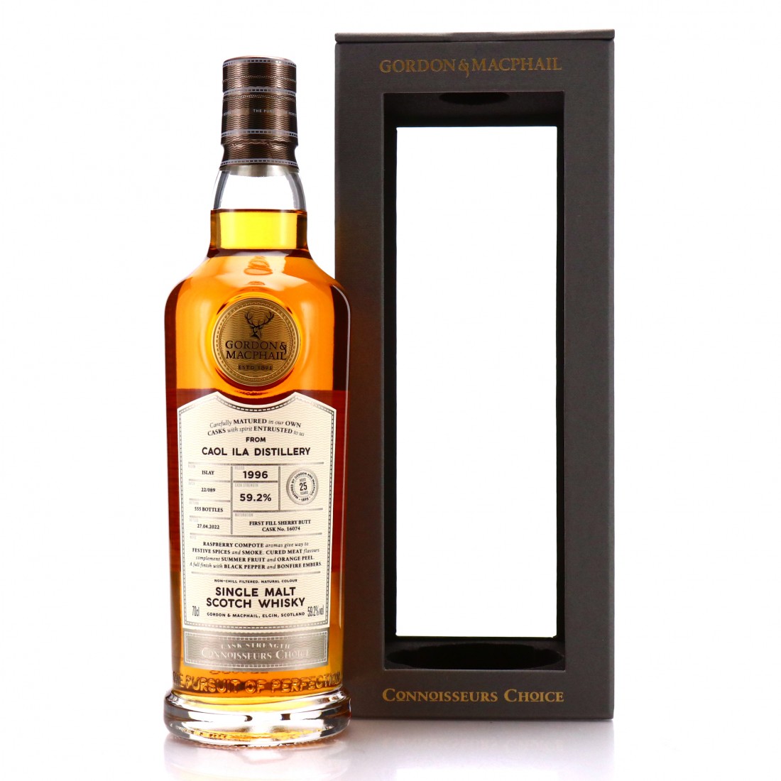 Caol Ila 1996 Gordon and MacPhail 25 Year Old Batch #22/089 | Whisky ...