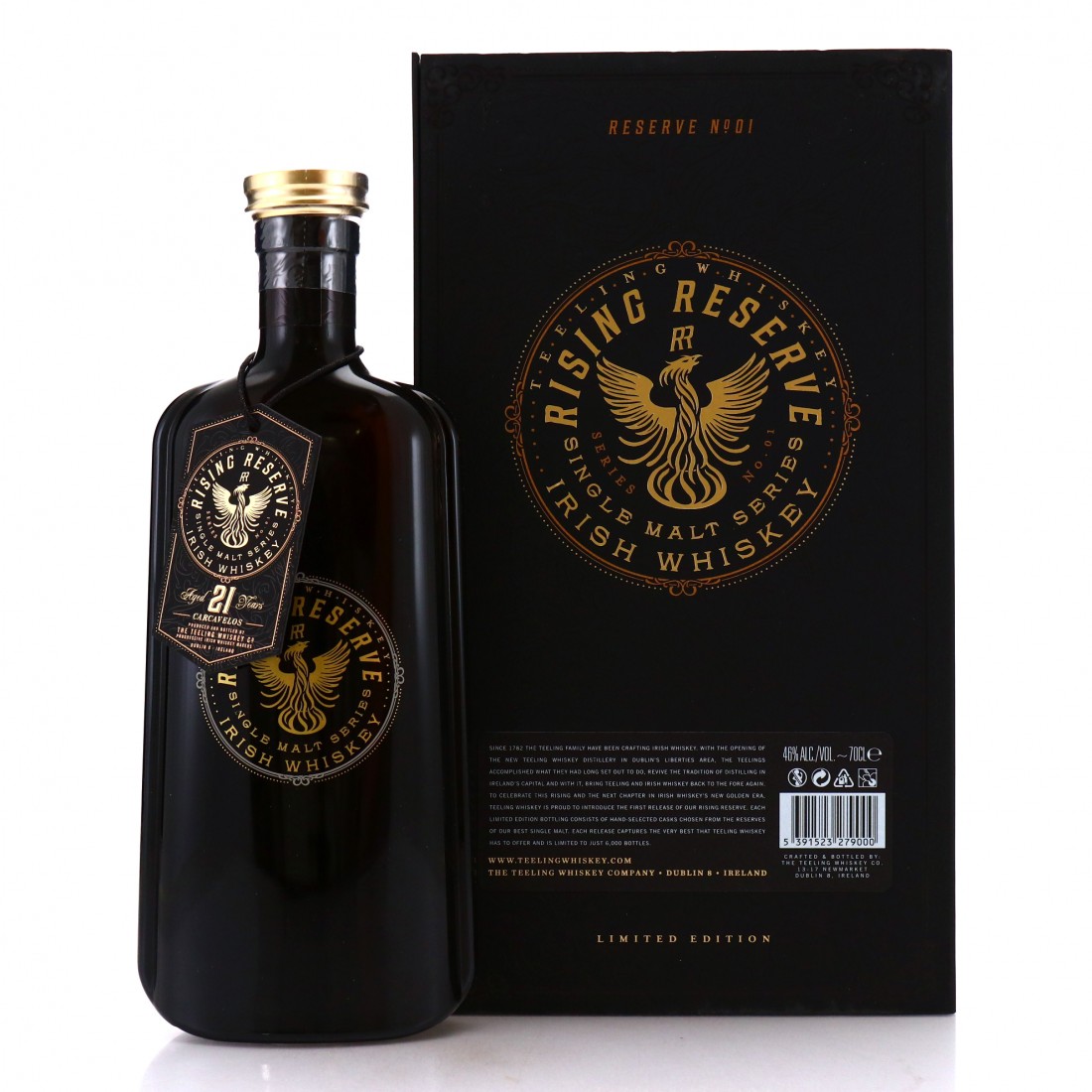 Teeling Whiskey 21 Year Old Carcavelos Cask Finish / Rising Reserve No ...