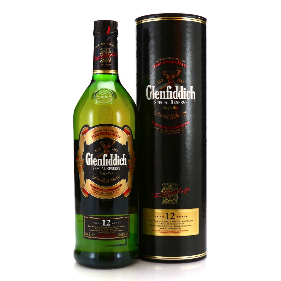 Glenfiddich 12 Year Old Special Reserve 1 Litre pre-2007 | Whisky Auctioneer